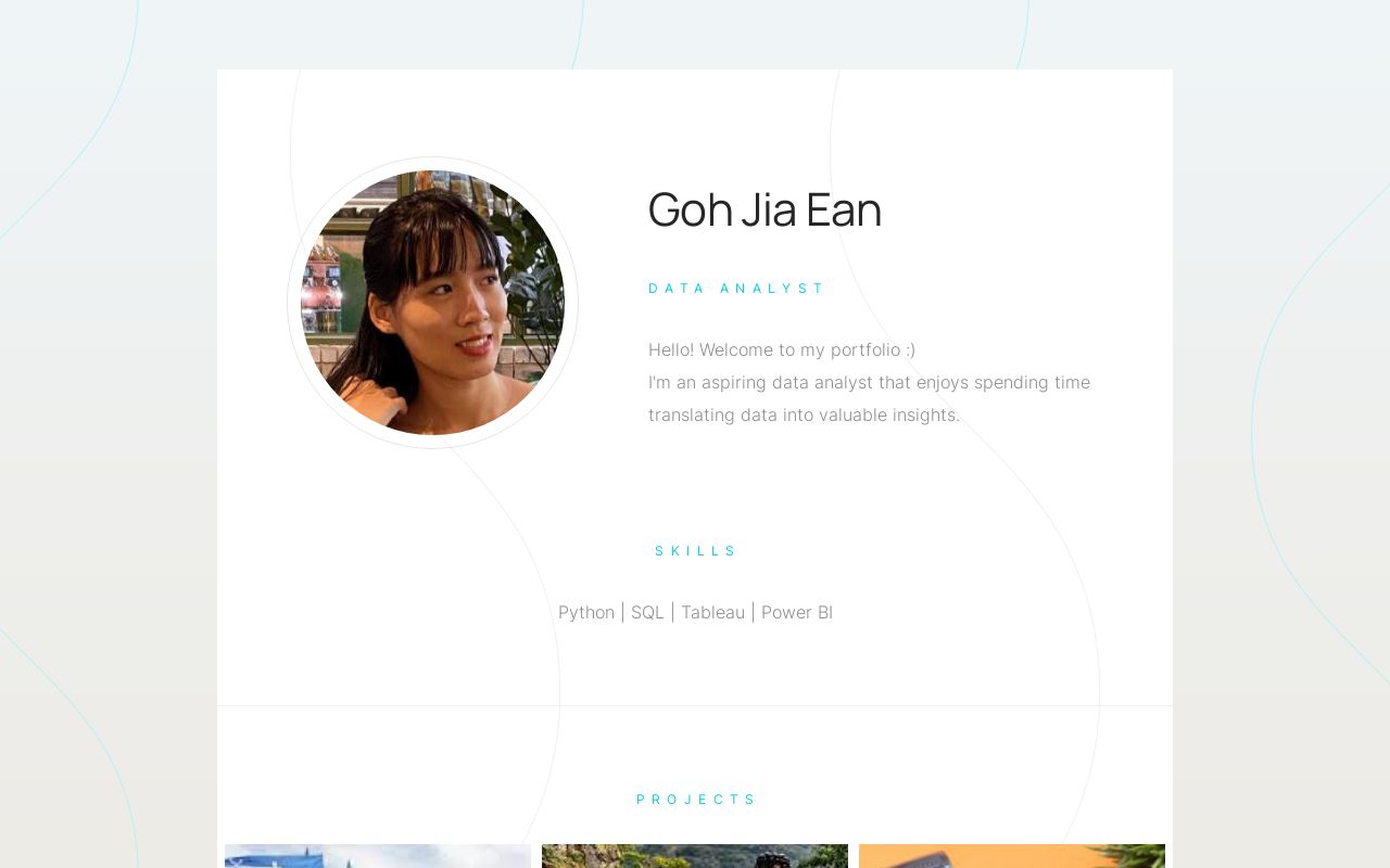 Jia Ean's portfolio